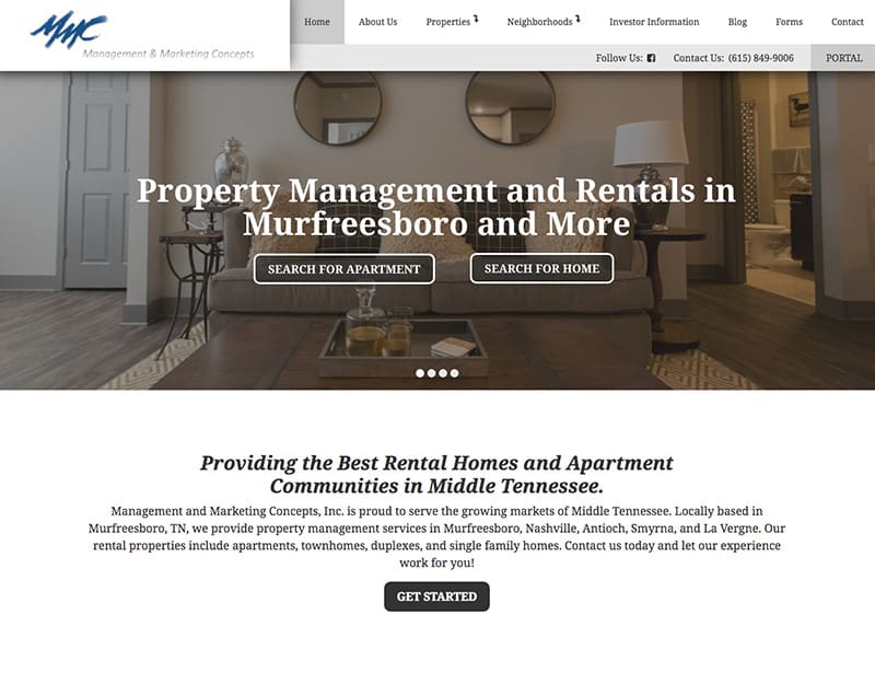 Property Management Website Design | Titan Digital